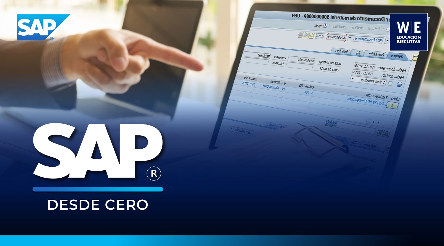 Cursos SAP desde Cero | WE Educación Ejecutiva
